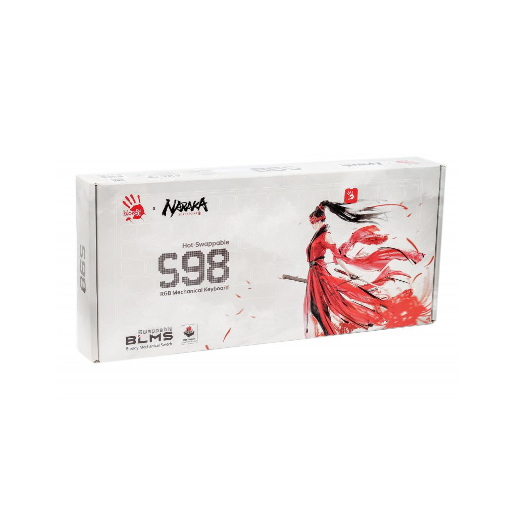 Клавіатура A4Tech Bloody S98 RGB Red Switch USB Naraka (Bloody S98 ...